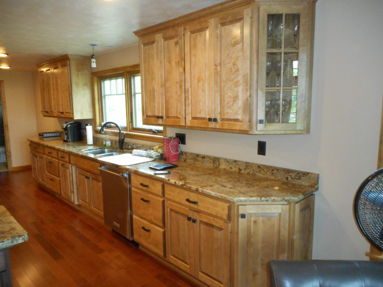 Kitchen Angled End Cabinets